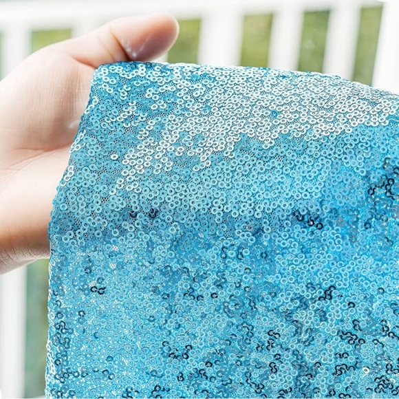 uyxh | Accessories | 2 X 72 Glitter Sparkle Blue Table Runner And You ...